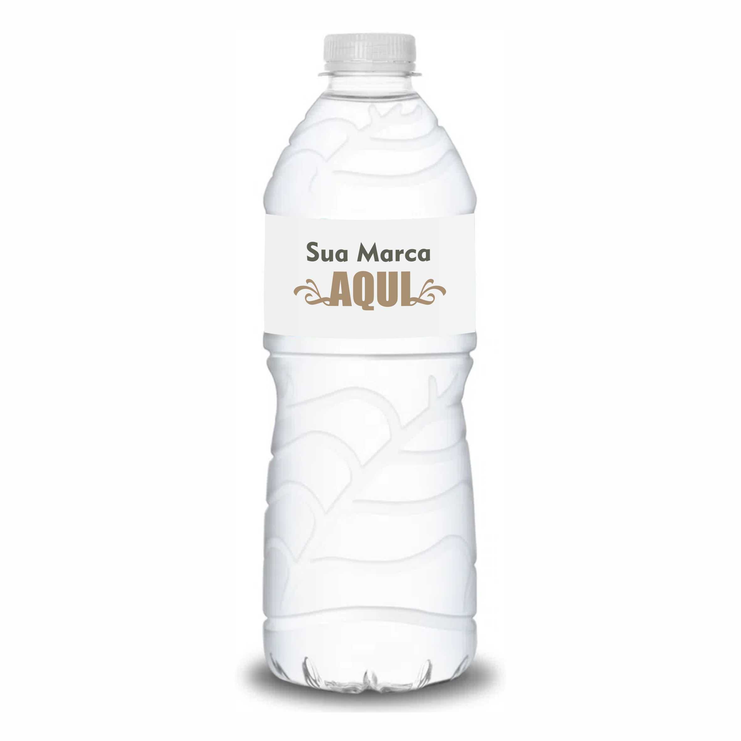 Modelo De Rotulo De Garrafa De Agua Avery